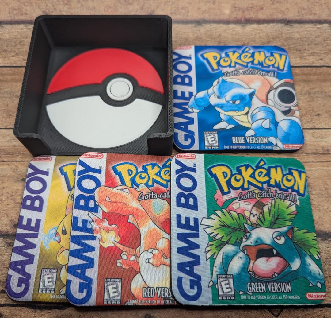 Retro Game Coasters, Set of 4 Custom Made Drink Coasters, Zelda, Halo ...