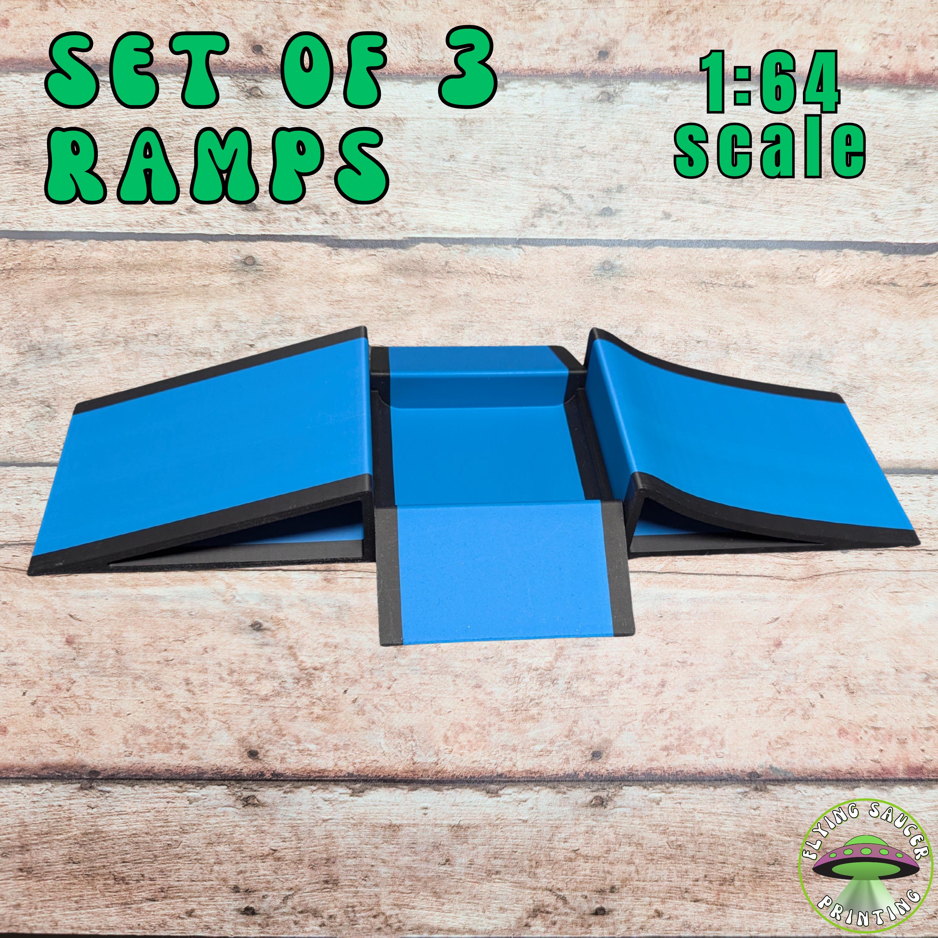 Monster Truck Ramps, 3D Printed Custom Made Ramps, Set of 3, Made for ...