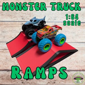 Monster Truck Ramps, 3D Printed Custom Made Ramps Set of 2, Made for ...
