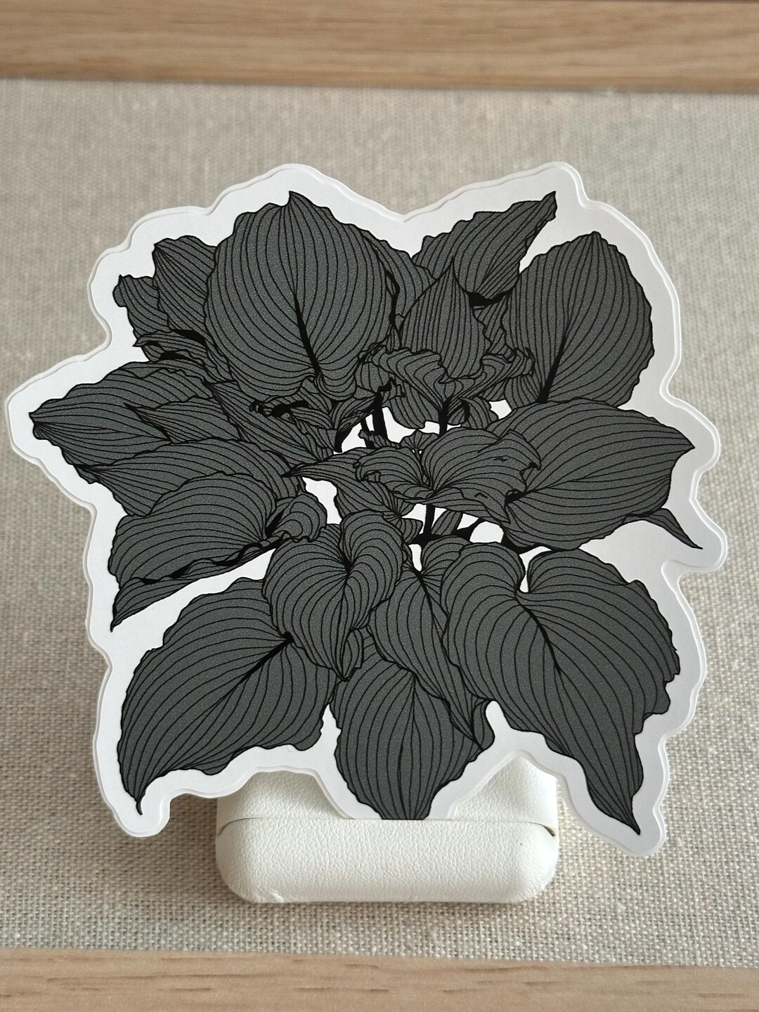 Dark Green Komodo Dragon Hosta Plant Matte Waterproof Vinyl Sticker 4 ...