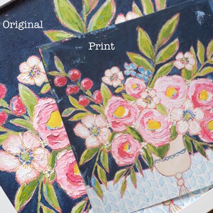 Life is Good Art Print, Art Prints, Floral Wall Decor, Original Art ...