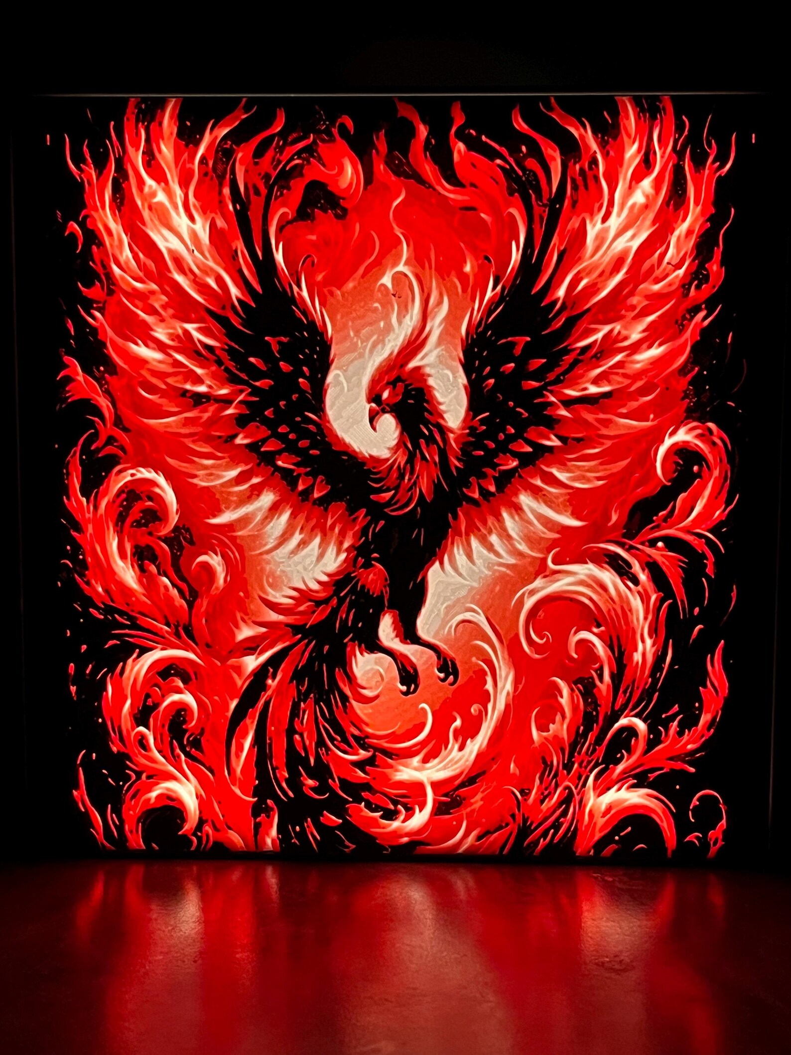 Phoenix Hueforge Lithophane Light Box With Multicolor LED Lights With ...