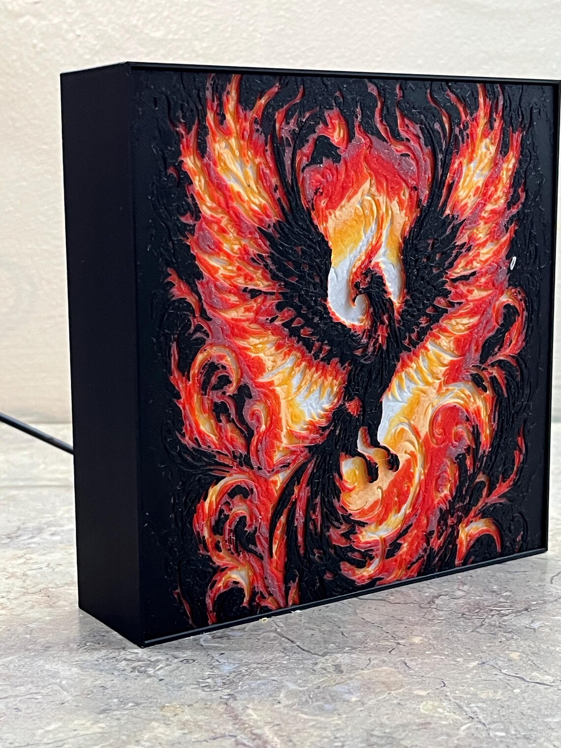 Phoenix Hueforge Lithophane Light Box With Multicolor LED Lights With ...