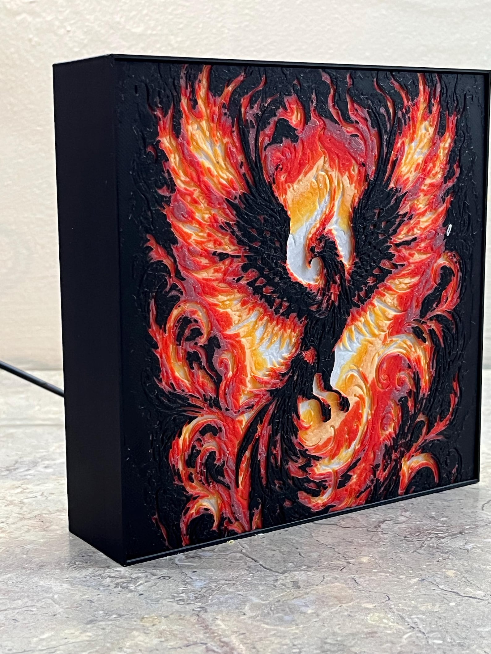 Phoenix Hueforge Lithophane Light Box With Multicolor LED Lights With ...