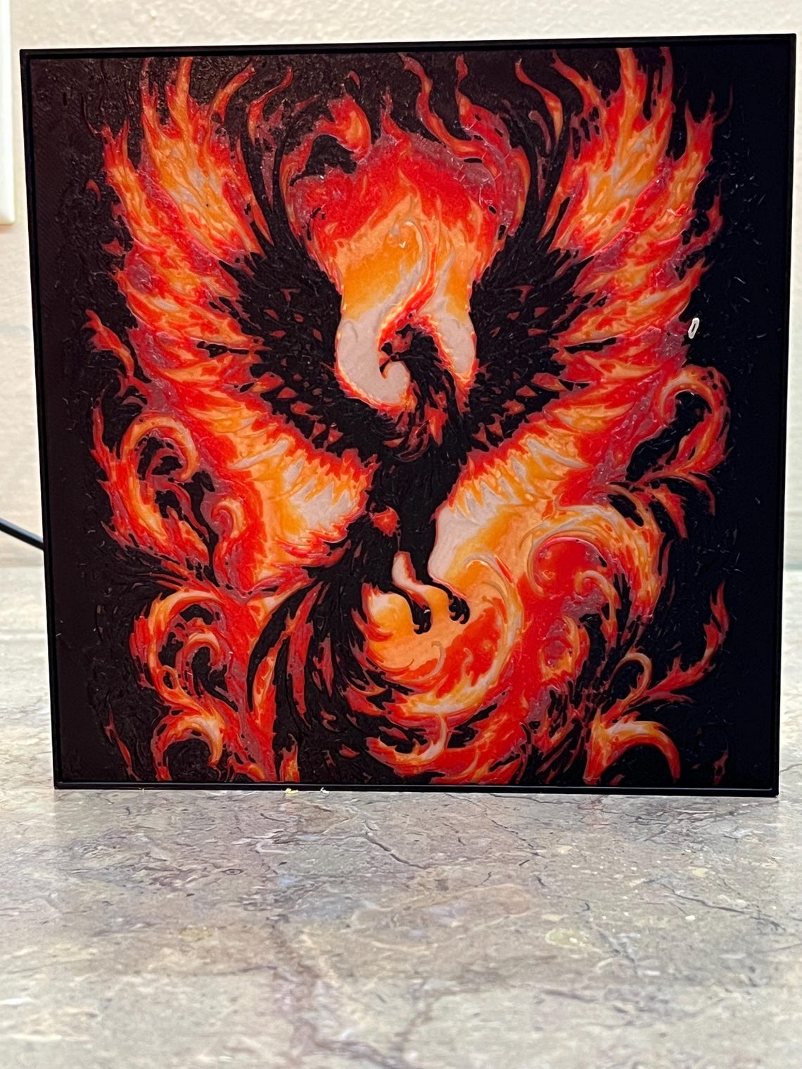 Phoenix Hueforge Lithophane Light Box With Multicolor LED Lights With ...