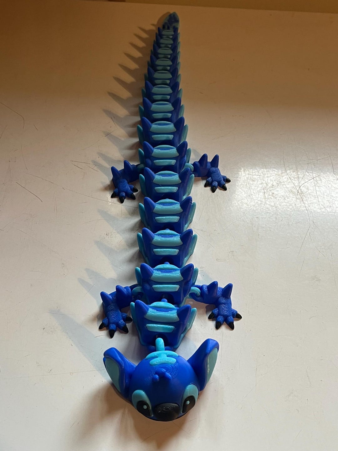Blue Alien Dragon - Etsy
