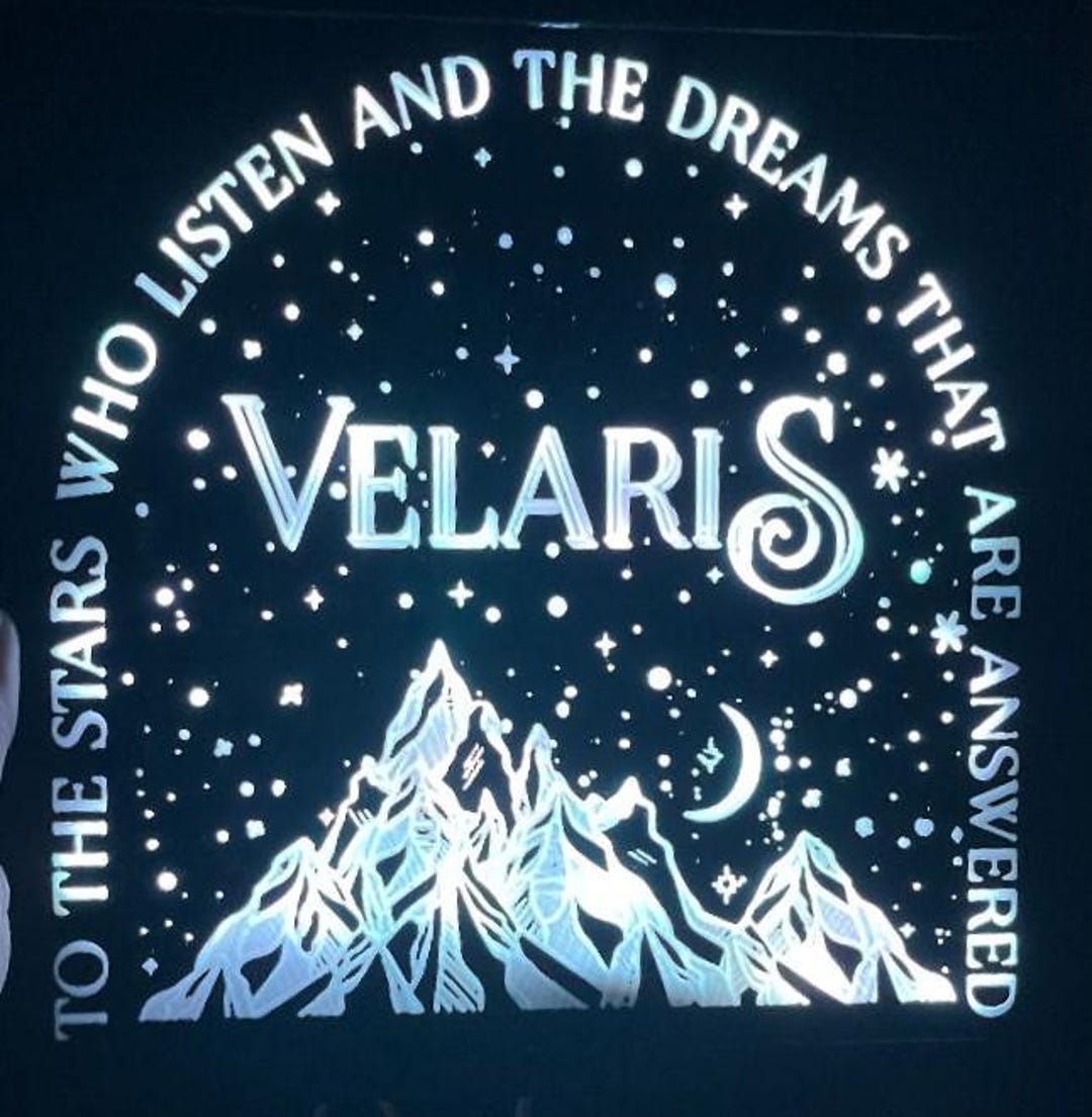 ACOTAR Hanging Light Box - Etsy