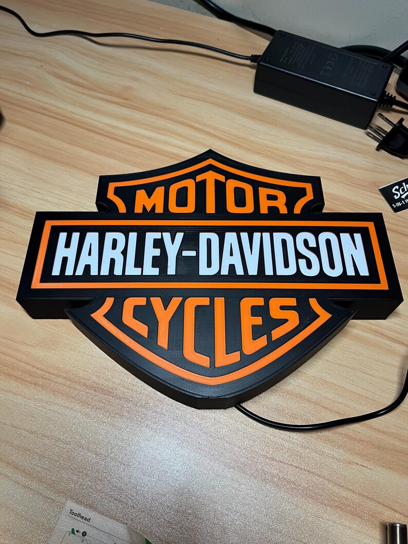 Harley Davidson Light Box - Etsy