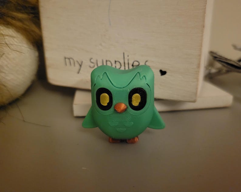 Figure of Duolingo Owl - Cute Collectible - Perfect Gift for Language ...