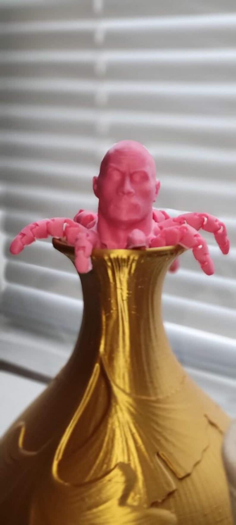 Fidget Rock Octopus Toy | 3D Printed Stress Reliever | Unique Desk ...