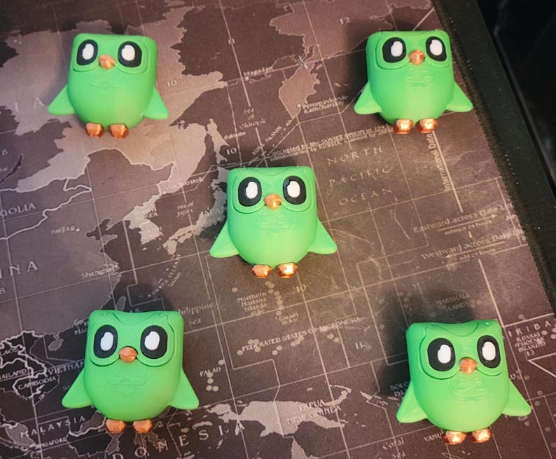 Figure of Duolingo Owl - Cute Collectible - Perfect Gift for Language ...