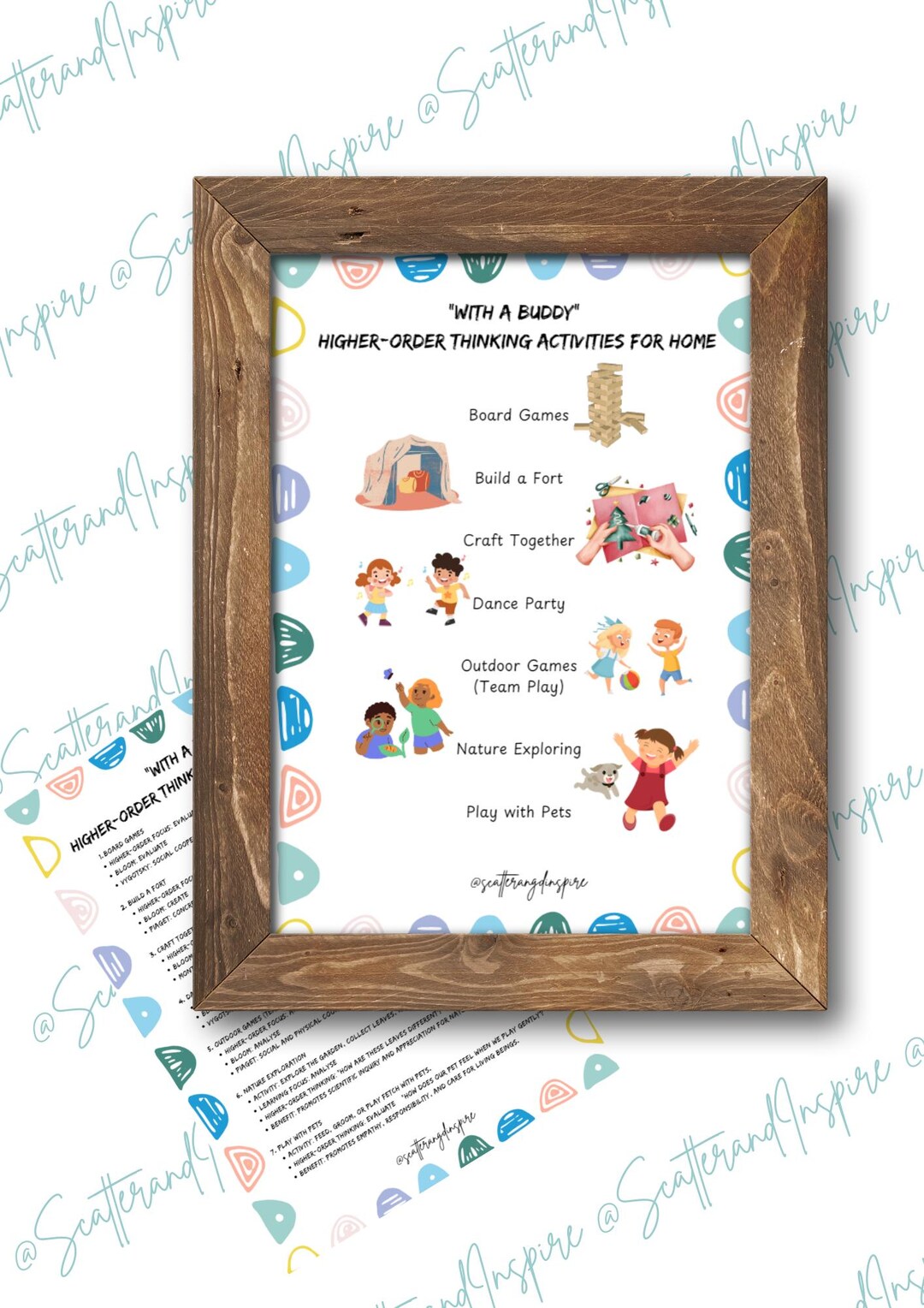 Higher-order Thinking Activities Poster for Kids | Boost Learning ...