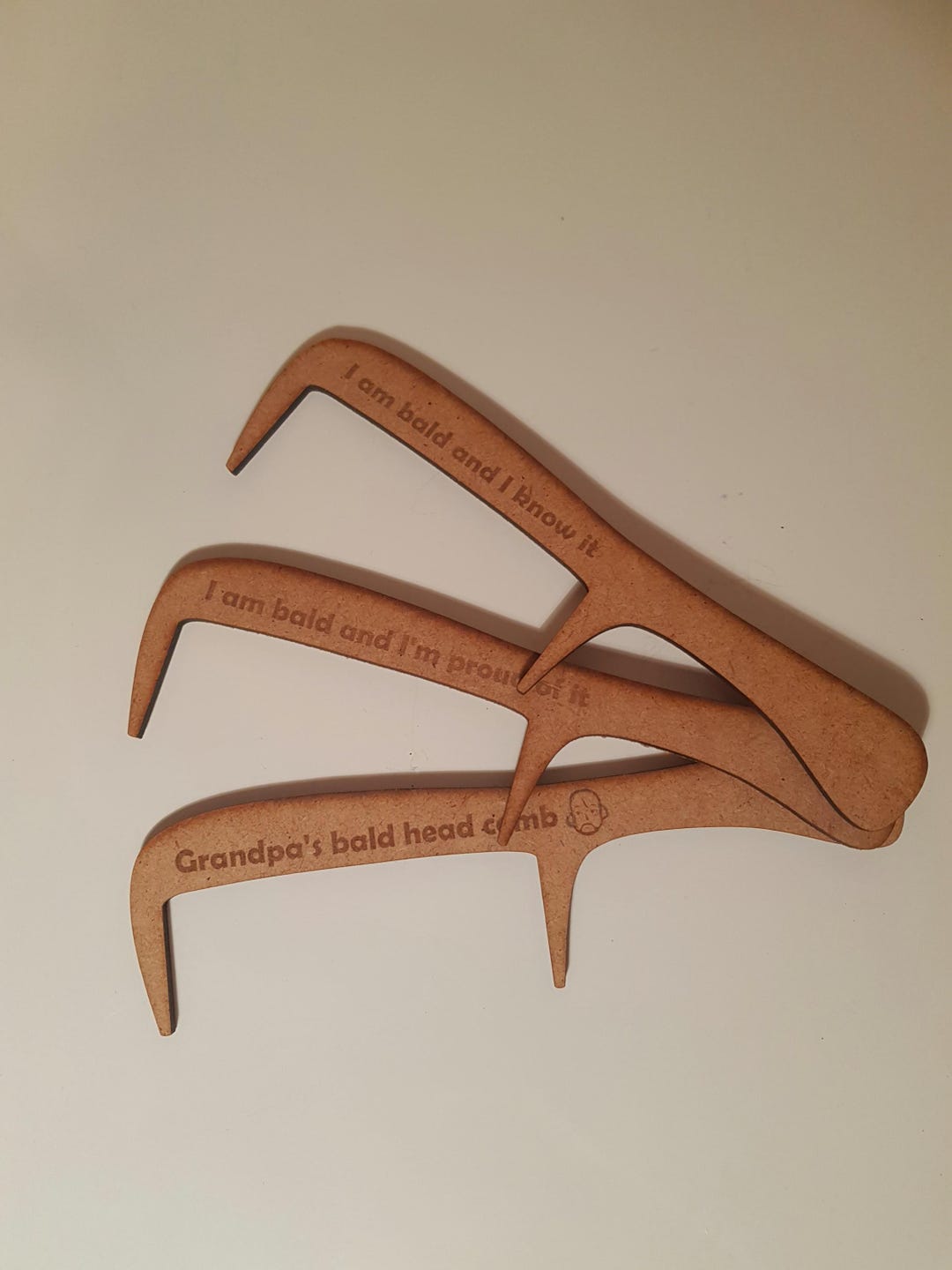 Funny Comb for Bald Men - Personalized Gag Gift for Husband, Grandpa ...