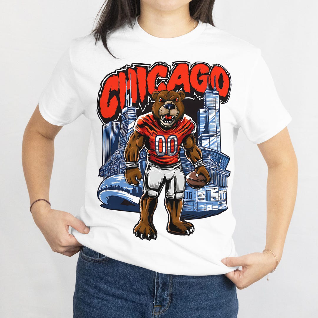 Chicago Bears Staley Da Bears Graphic Tee Caleb Williams Retro Unisex ...
