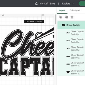 Cheer Captain SVG, Cheerleading Shirt Design (digital Download) - Etsy