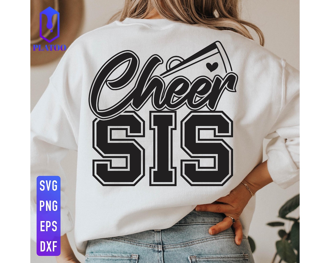 Cheer Sister SVG, Proud Football Sister, Cheerleading (digital Files ...