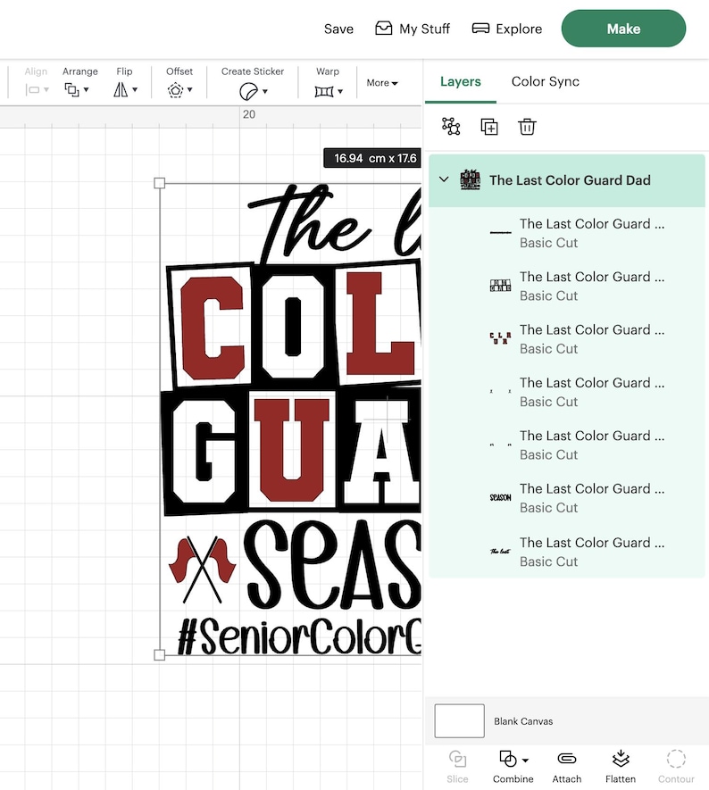 Senior Color Guard Dad SVG, Class of 2026 (digital Download) - Etsy
