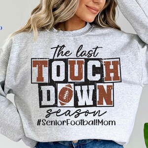 Senior Football Mom SVG, Touchdown Season Design (digital Download) - Etsy
