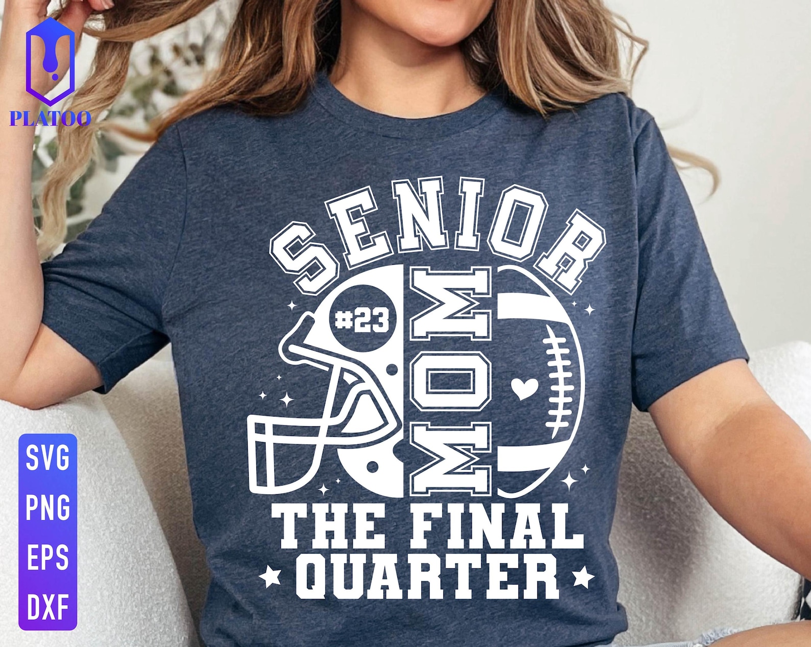 Senior Football Mom 2026 SVG, the Final Quarter (digital File) - Etsy