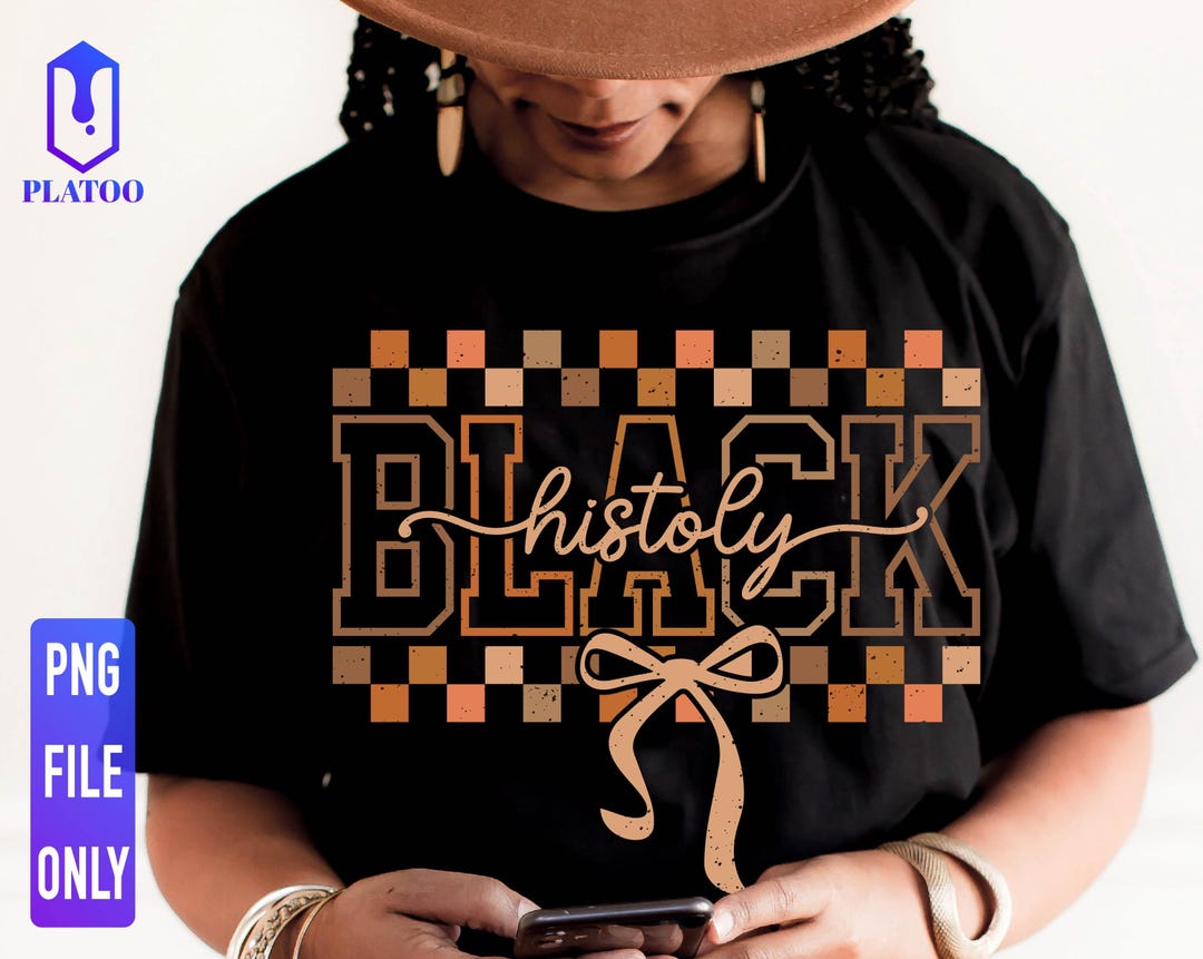 Retro Checkered Black History PNG, Juneteenth, African American ...