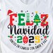 Feliz Navidad 2025 SVG, Spanish Christmas Family Design (digital ...