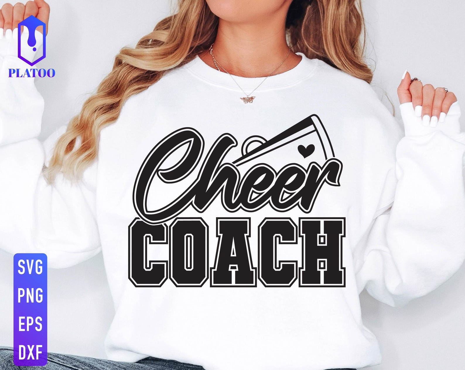 Cheer Coach SVG, Cheerleading Megaphone Design (digital Download) - Etsy