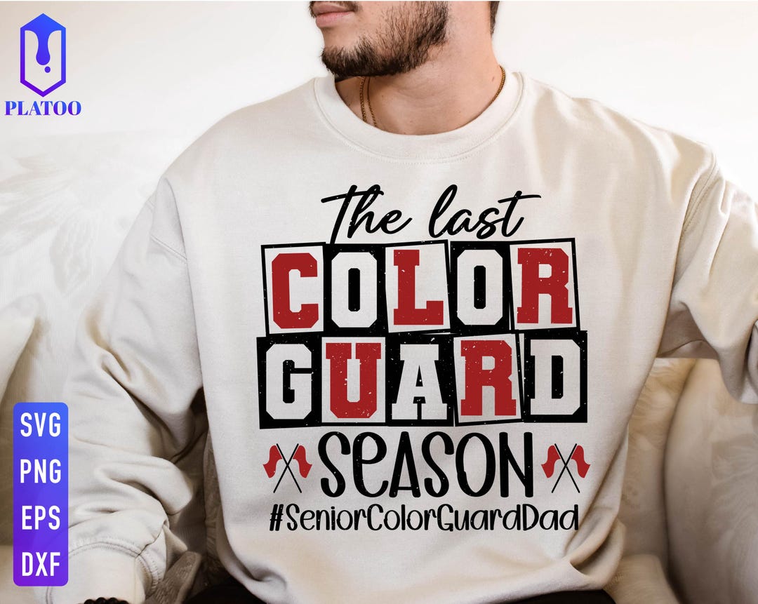 Senior Color Guard Dad SVG, Class of 2026 (digital Download) - Etsy