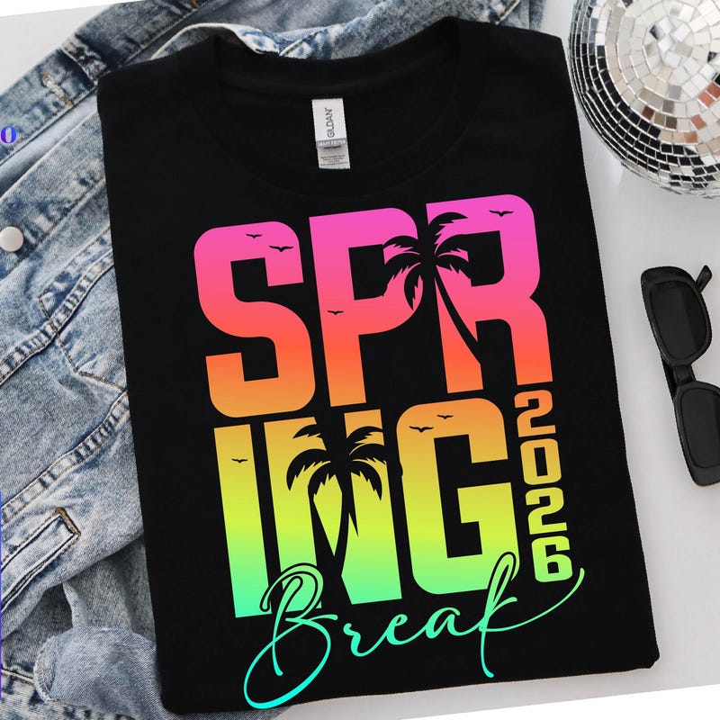 Spring Break 2026 Svg - Etsy