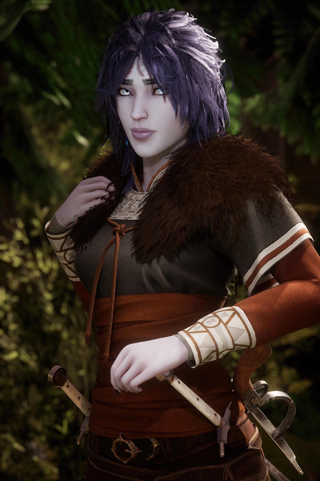 Spine Lee Beryl Fantasy Warrior Poster Original Character Female ...
