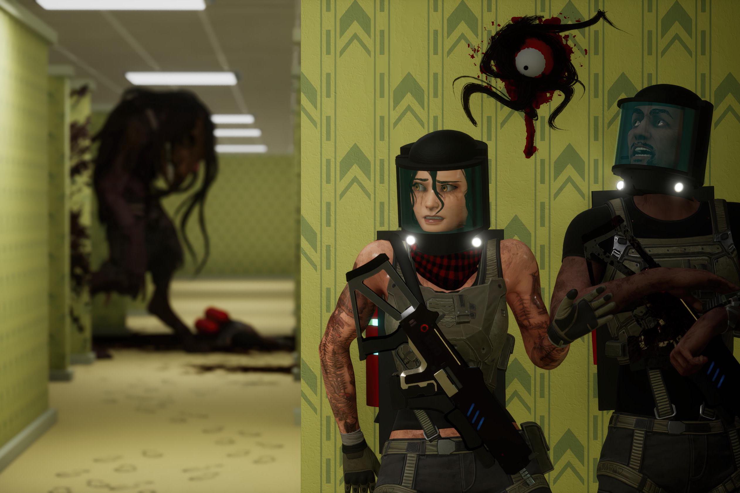 Khamul – Backrooms Horror Poster – Survival Mission Gone Wrong – Creepy ...