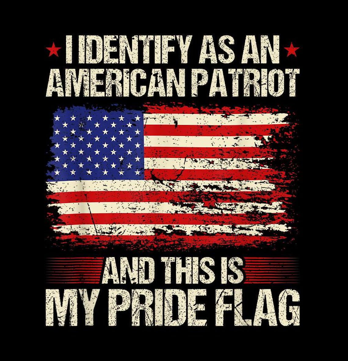 I Identify as an American Patriot PNG, USA Pride Flag, Patriotic ...