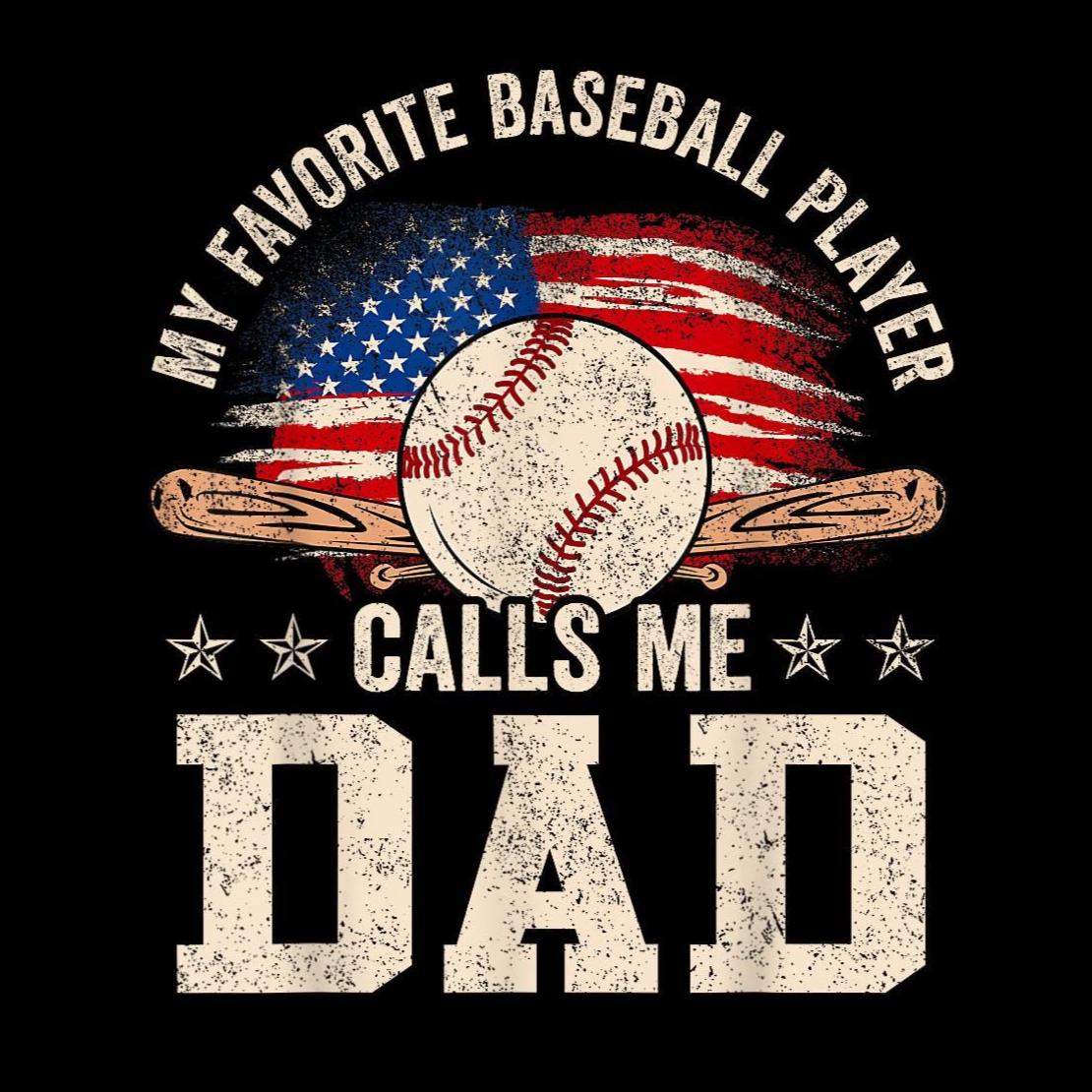 Baseball Dad PNG, Favorite Player Calls Me Dad Sublimation, Proud ...