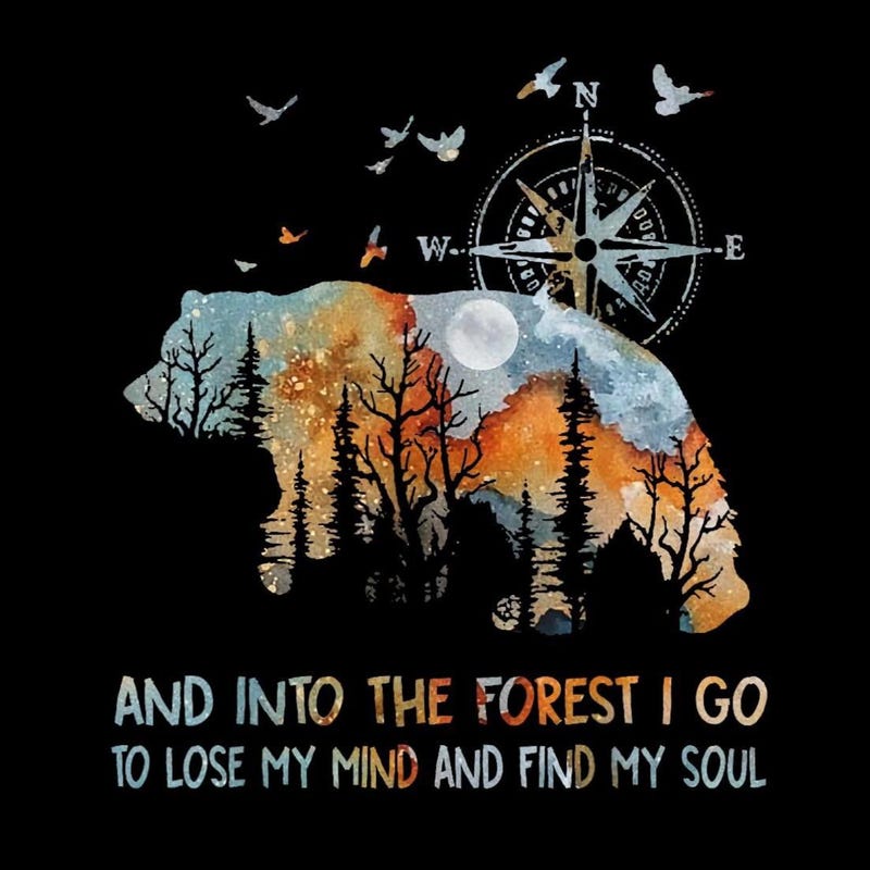 Into the Forest I Go - Etsy