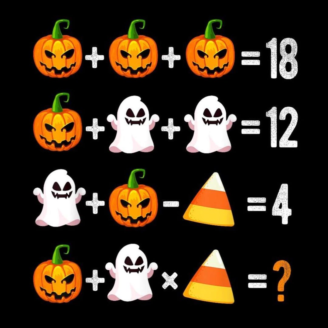 Halloween Order of Operations PNG, Math Teacher Sublimation, Spooky ...