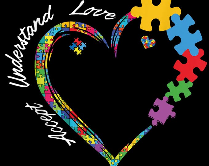 Autism Awareness PNG, Accept Love Understand Design, Neurodiversity ...