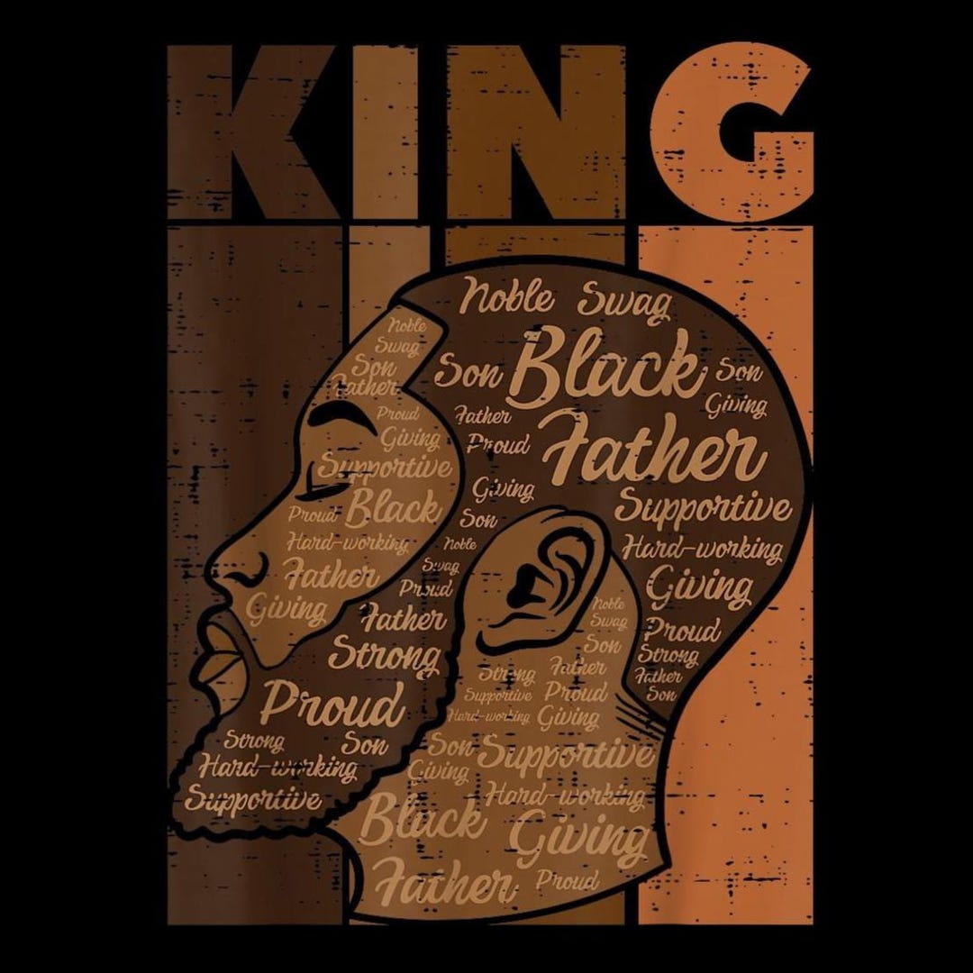 Black History King Father PNG, Melanin Dad Sublimation Design,african ...