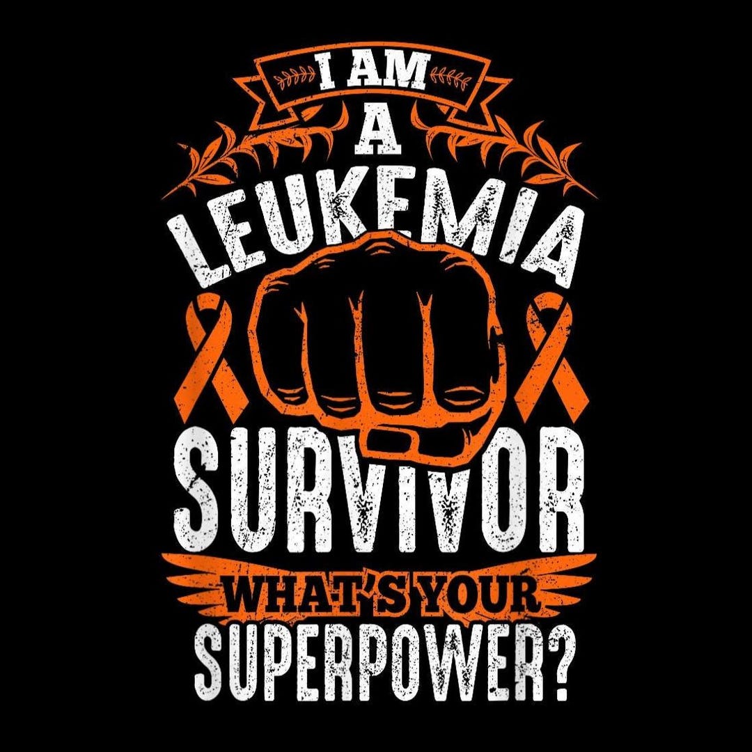 Leukemia Survivor PNG, Orange Awareness Ribbon, Blood Cancer Warrior ...