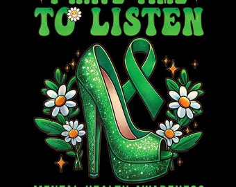 I Have Time to Listen, Mental Health Awareness Matters PNG, Semi-colon ...