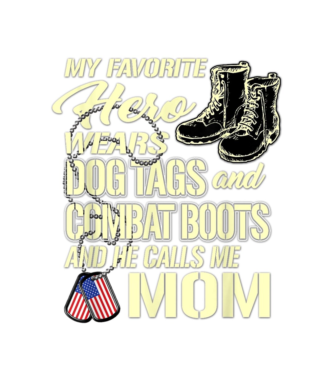 Hero Wears Dog Tags Combat Boots PNG, Heroes Wear Dog Tags, Military ...