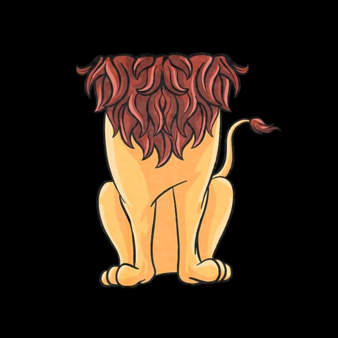 Funny Headless Lion PNG, Illusion Halloween Costume Design, Big Cat ...