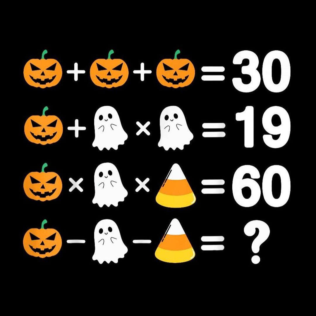 Halloween Order of Operations PNG, Math Teacher Sublimation, Spooky ...