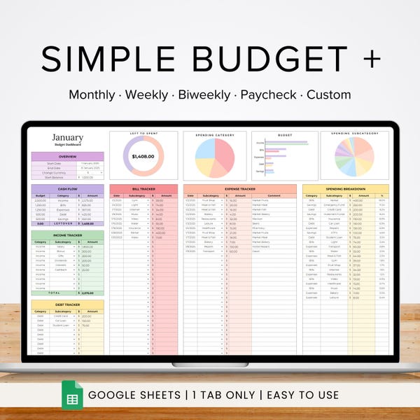 Excel Budget Binder - Etsy
