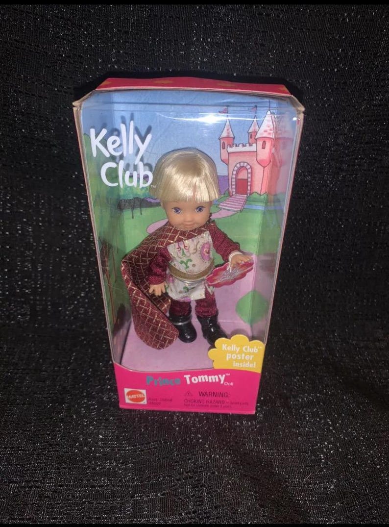 Barbie Kelly Club Dolls Lot of 3 - Prince Tommy , Princess Kelly, and ...
