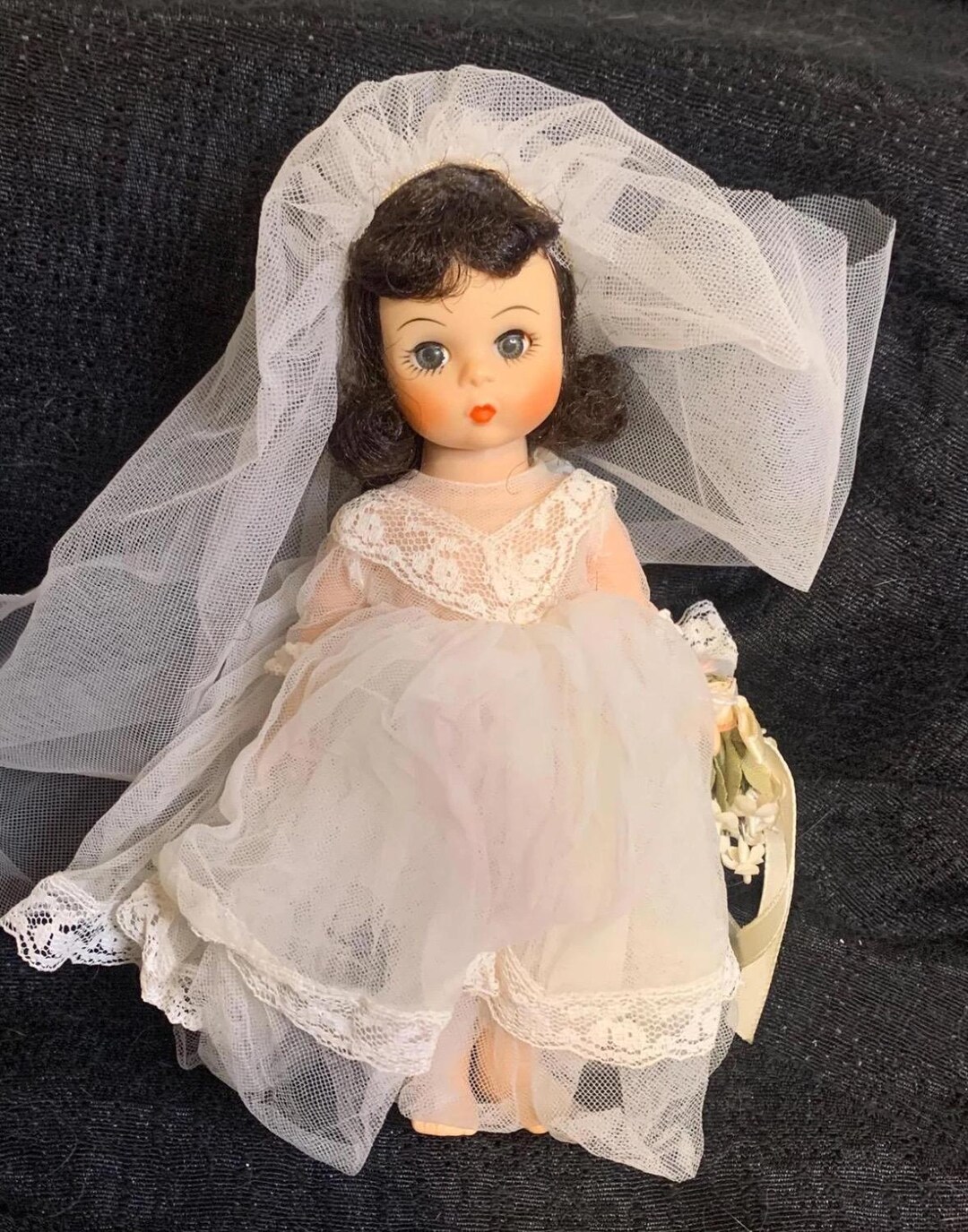 Madame Alexander Bride Doll Brunette 8 in *beautiful!* - Etsy