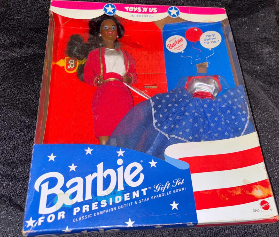 Barbie for President Doll New in Box AA 1991 - Etsy