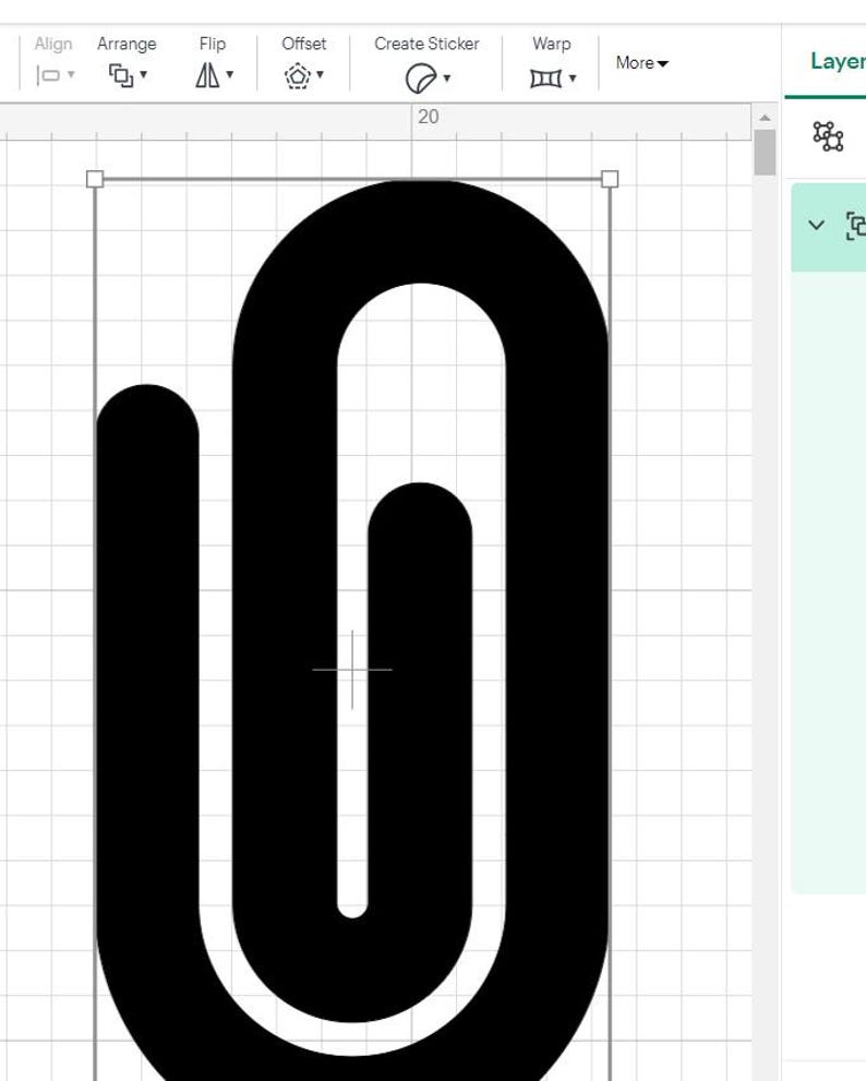 Jumbo Paperclip SVG, Canva Templates, Cut Files (digital Download) - Etsy