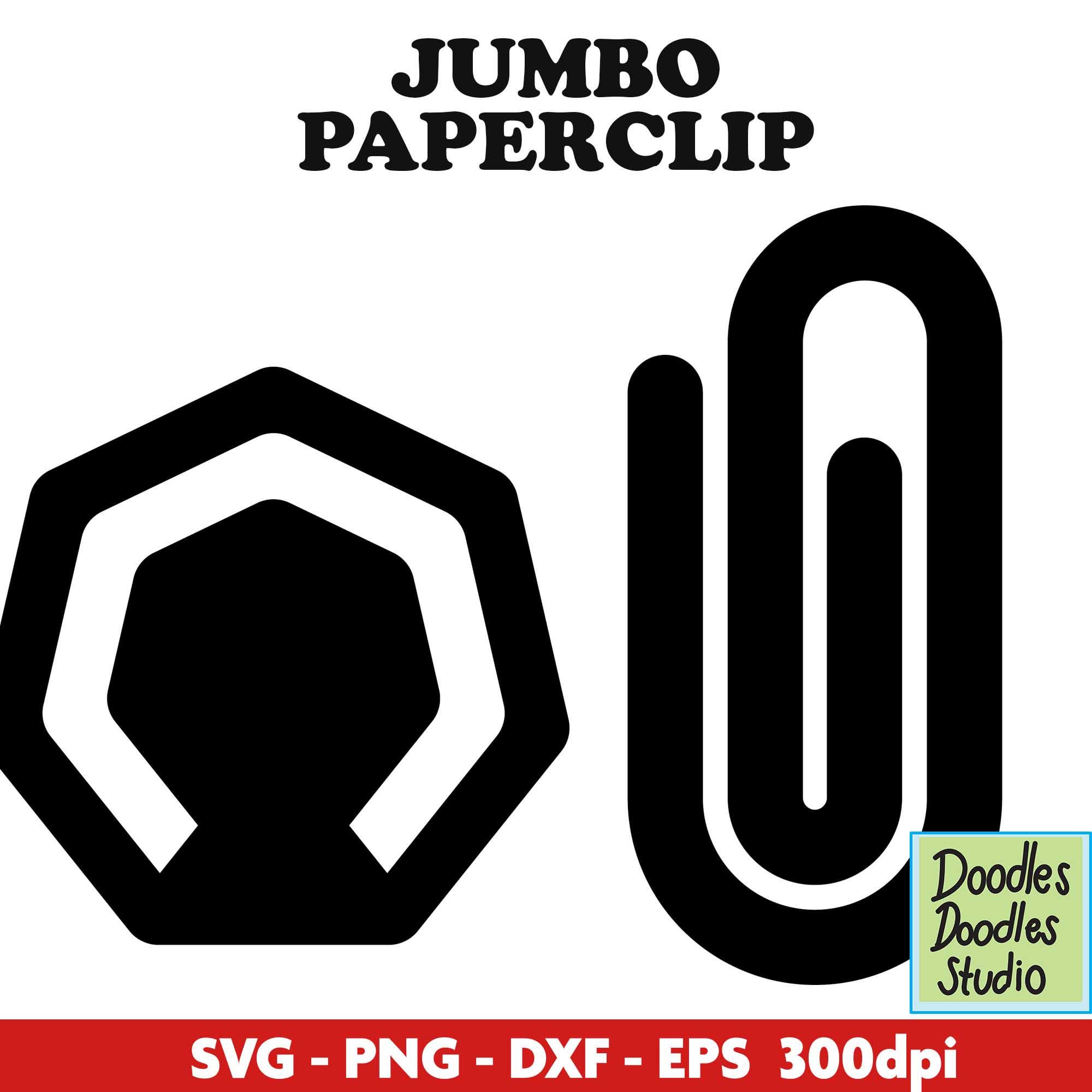 Jumbo Paperclip SVG Bundle, Basic Shapes Clipart (digital Download) - Etsy
