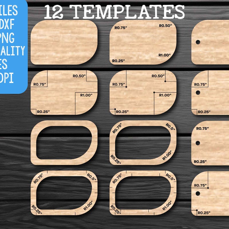 Corner Radius Template - Etsy