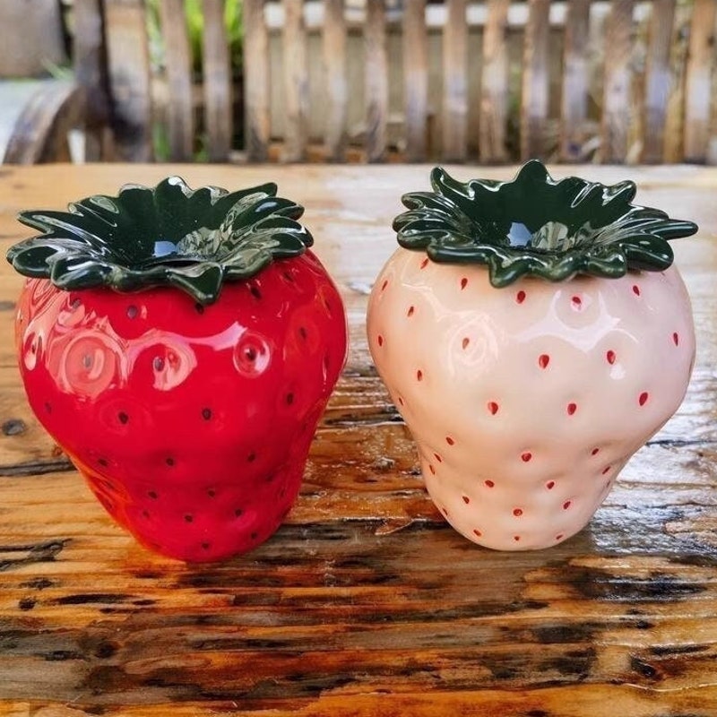 Ceramic Strawberry - Etsy