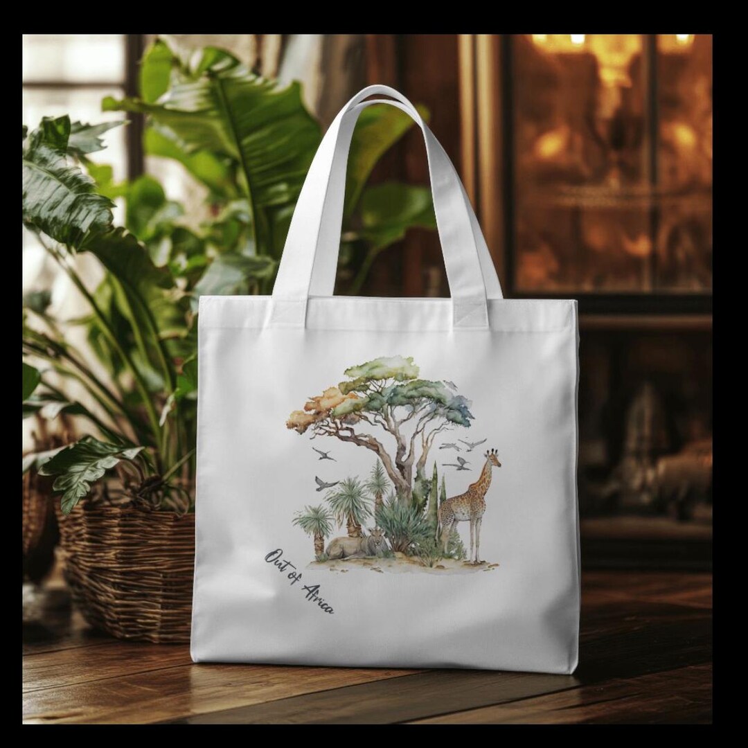 Out of Africa Series Cotton Tote African Giraffe - Etsy